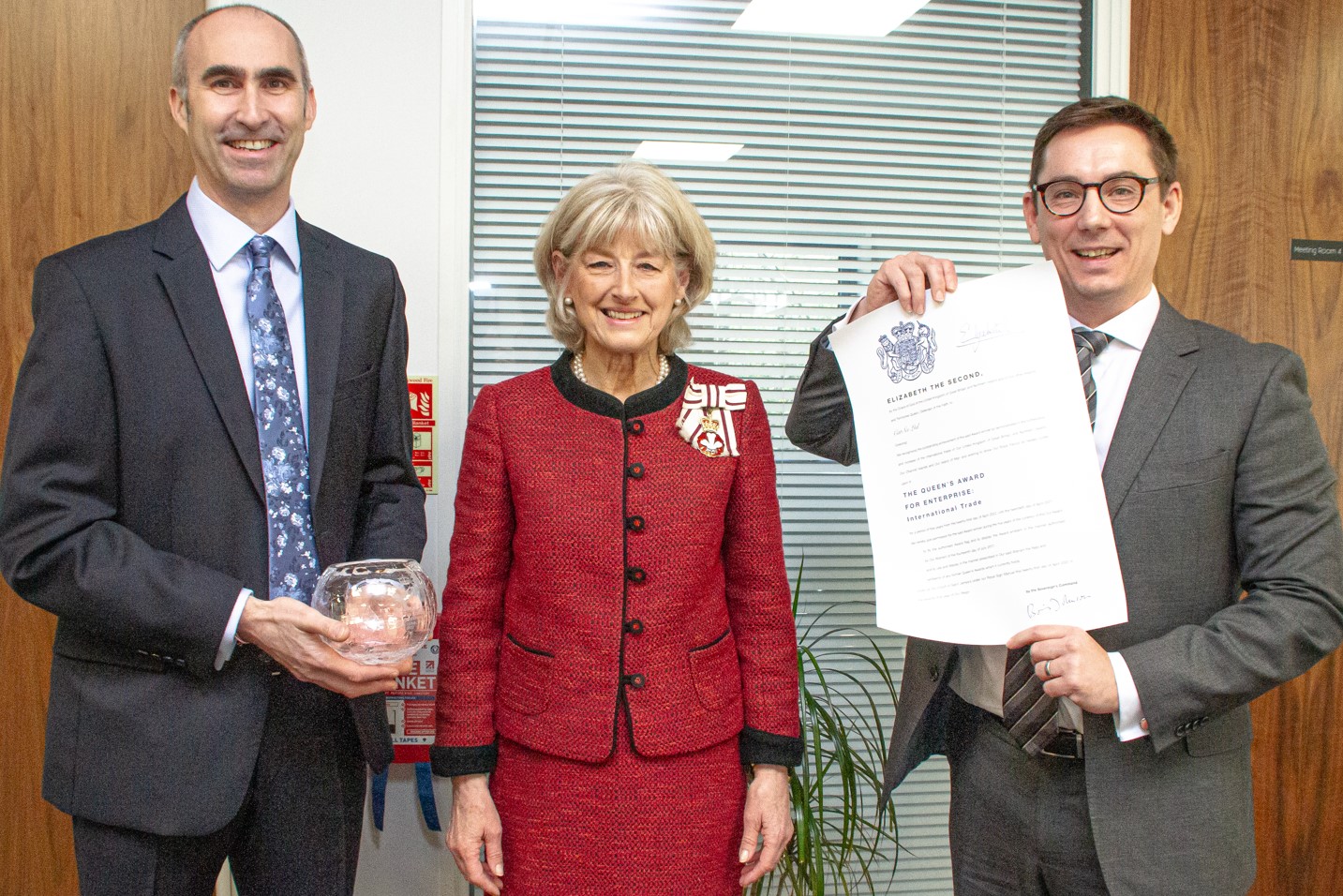 The Lord-Lieutenant of South Glamorgan Presents CatSci with The Queen’s ...