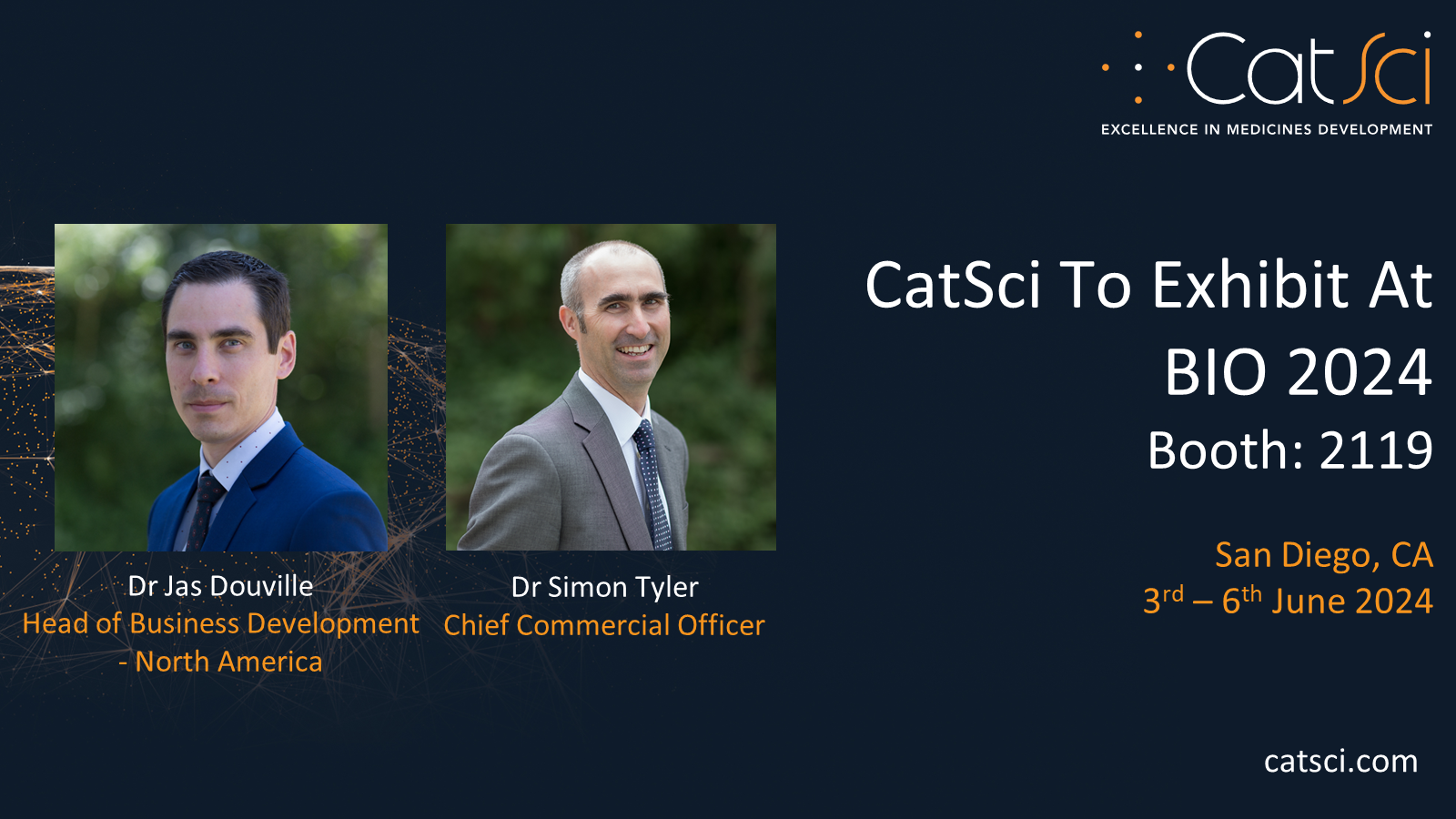 CatSci to exhibit at BIO 2024 - CatSci